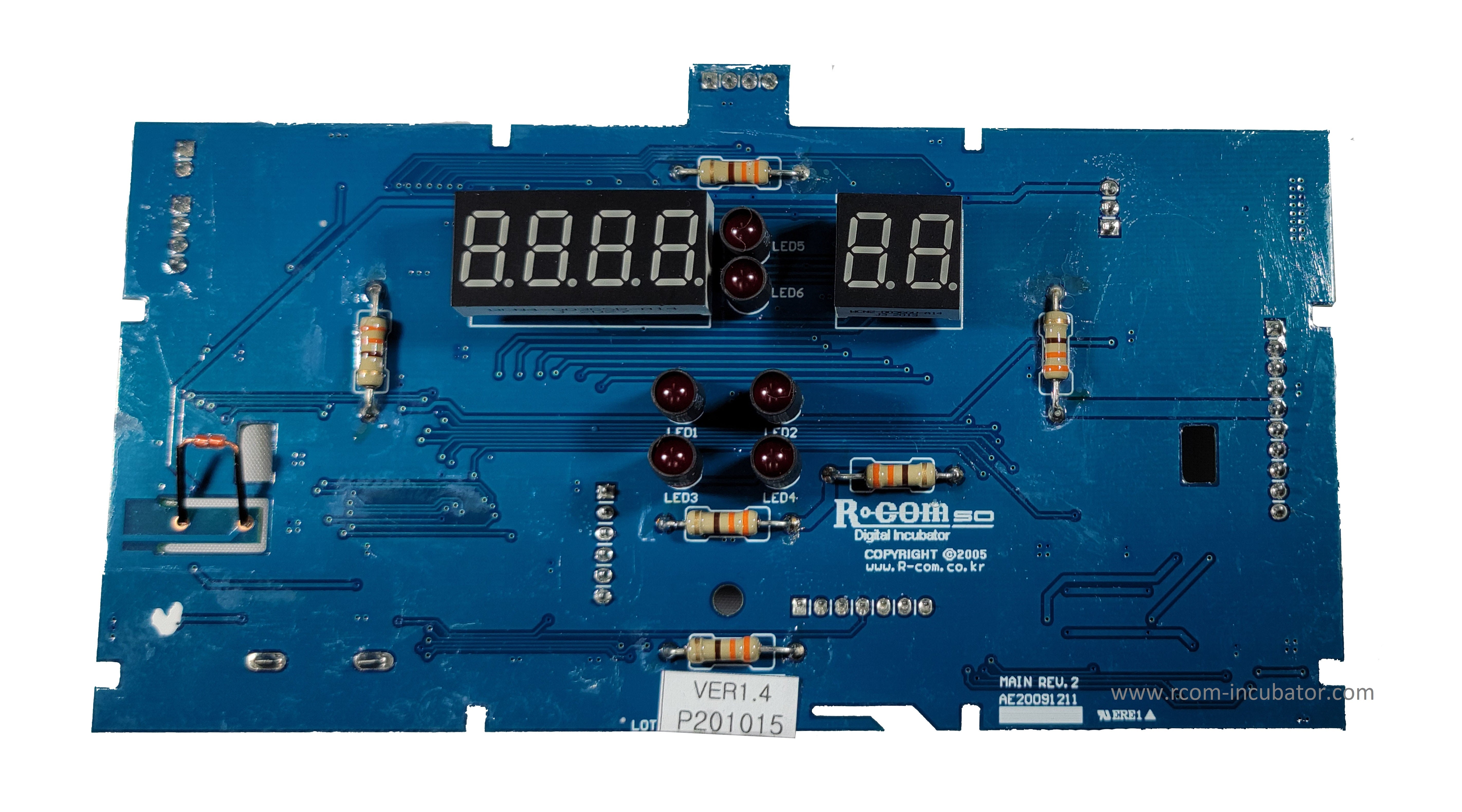 Max MX-50 Main PCB Ver. 1.4 – Rcom Incubators USA