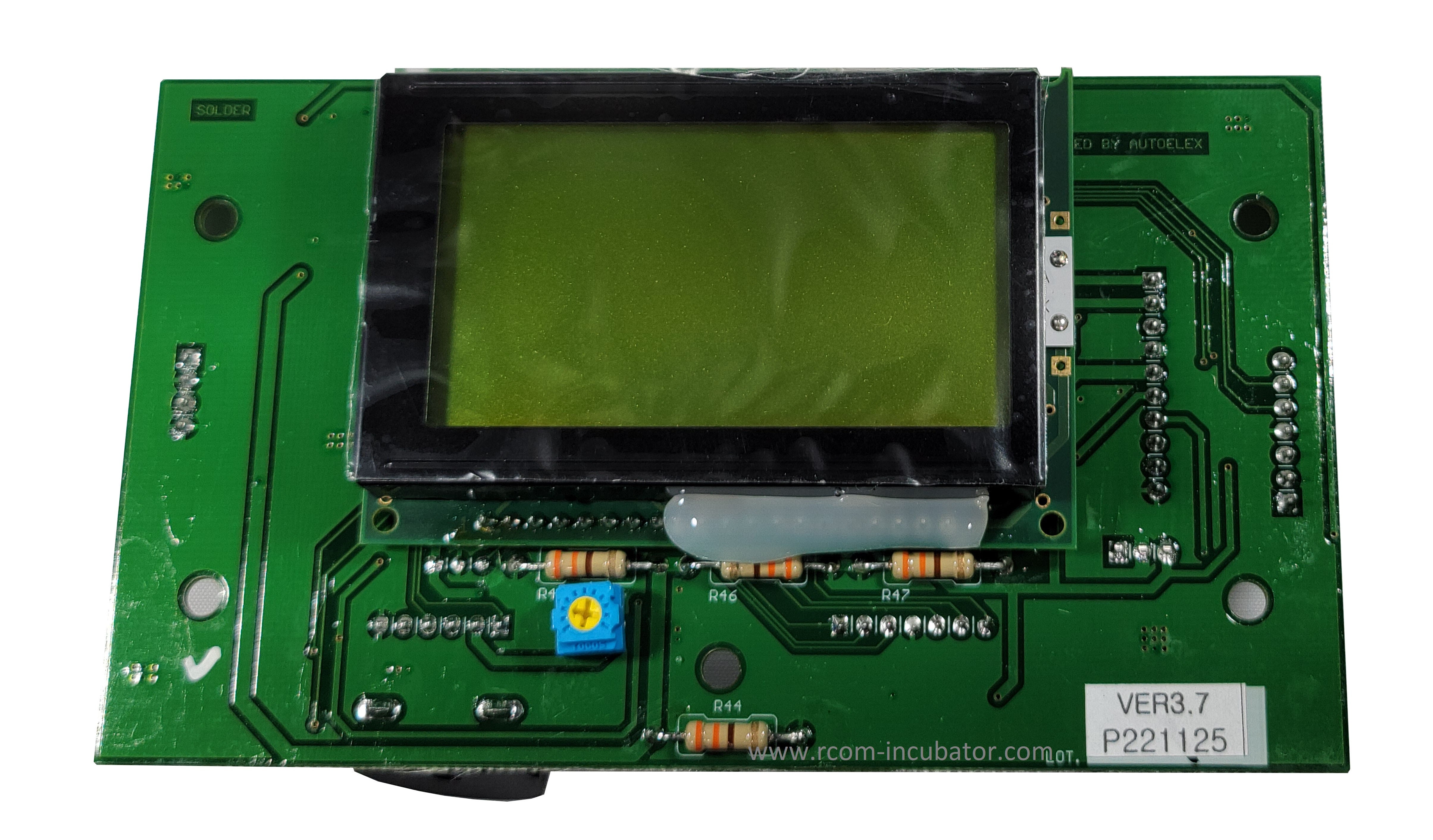 Pro PX-20 Main PCB Ver. 3.7 – Rcom Incubators USA