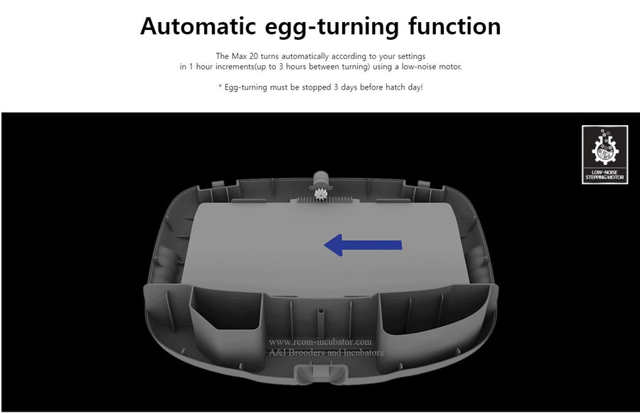 Rcom Max 20 Incubator | Compact 20-Egg Digital Egg Incubator – Rcom ...