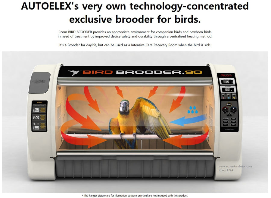 Bird Brooder Large Avian Curadle ICU MX BL 500 N – Rcom Incubators USA