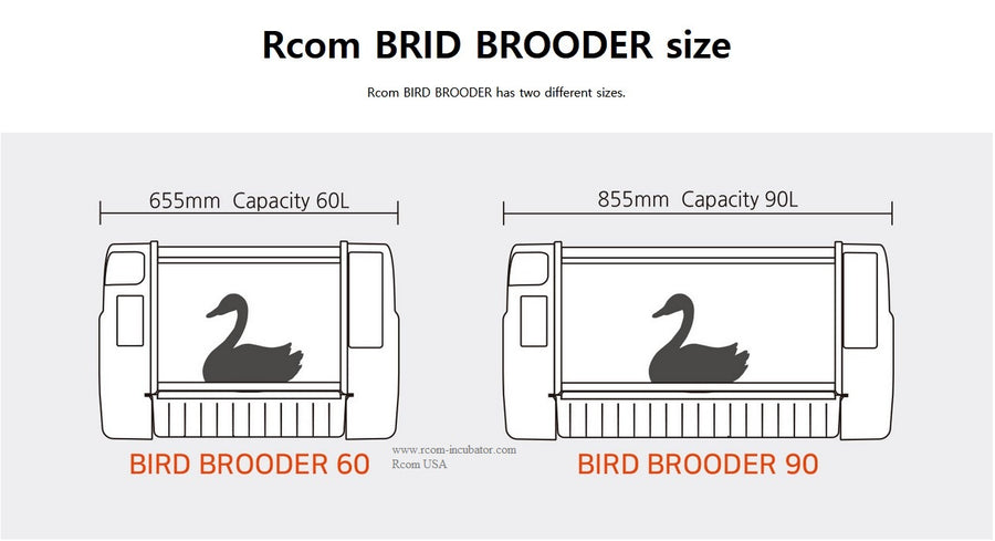 Bird Brooder Large Avian Curadle ICU MX BL 500 N – Rcom Incubators USA