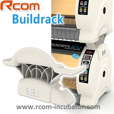 Set of Two Building Racks for Stacking Brooders – Rcom Incubators USA